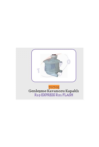 BEMOT Genleşme Kavonozu Kapaklı R9-R11-R19-R21-CLIO I-Exp.-Logan-Flash BEMOT Genleşme Kavonozu Kapaklı R9-R11-R19-R21-CLIO I-Exp.-Logan-Flash