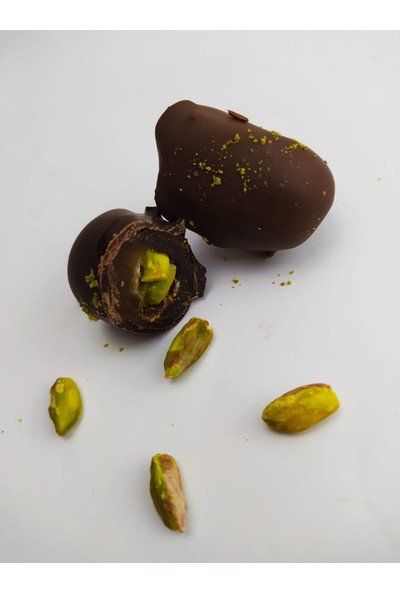 Nill's Chocolate Antep Fıstıklı Karışık Çikolatalı Hurma