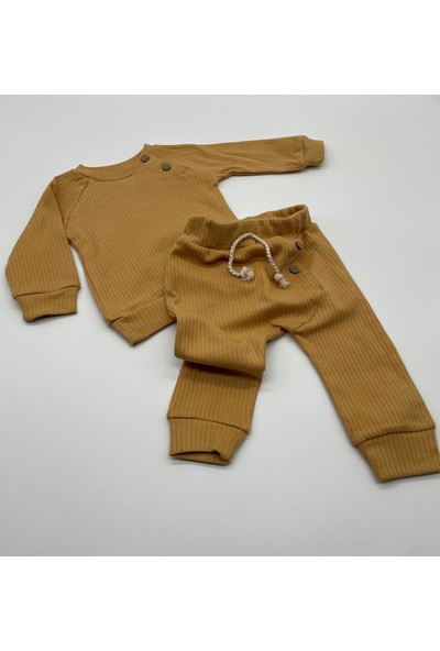 E&G Unisex Fitilli Reglan Düğmeli 2'li TAKIM86