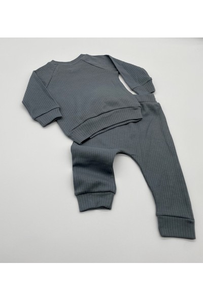 E&G Unisex Fitilli Reglan Düğmeli 2'li TAKIM86