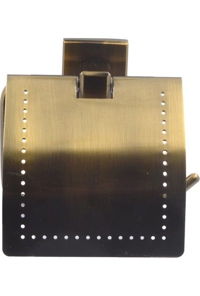 Belezia Tuvalet Kağıtlığı Kapaklı Antik Sarı