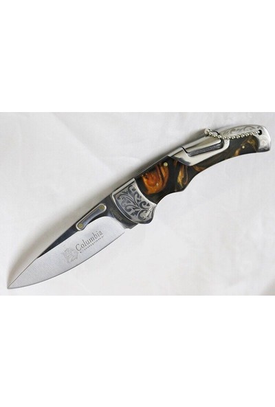 Columbia B3950-B Katlanır Paslanmaz Çelik Bıçak Cep Çakısı