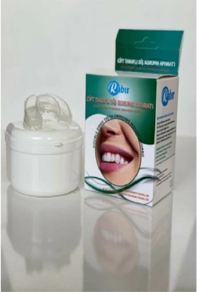 Çift Taraflı Diş Sıkma Diş Gıcırdatma Aparatı Silikon Dişlik Bruksizm Dişliği Gece Plağı Çift Taraflı Diş Sıkma Diş Gıcırdatma Aparatı Silikon Dişlik Bruksizm Dişliği Gece Plağı