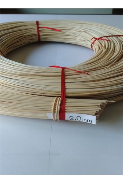 Sıbyl Rattan Ip Doğal 2MM-50GR Dekoratif Örgü Bambu Çubuk Yuvarlak Sıbyl Rattan Ip Doğal 2MM-50GR Dekoratif Örgü Bambu Çubuk Yuvarlak