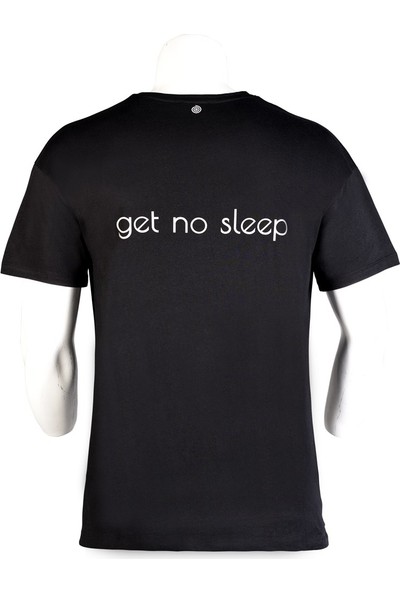 Imsonniac - Pamuk Siyah Reflektor Tshirt