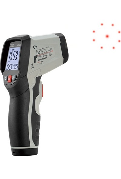 Cem DT835 Dairesel Lazer Işıklı Termometre 800°C