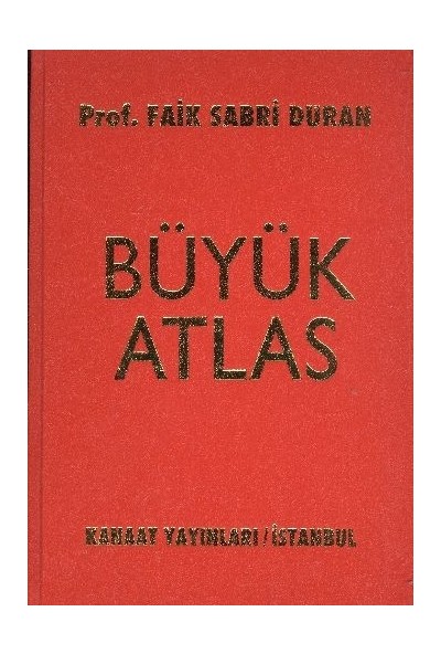 Kanaat - Golden Büyük Atlas Ciltli Kanaat - Golden Büyük Atlas Ciltli