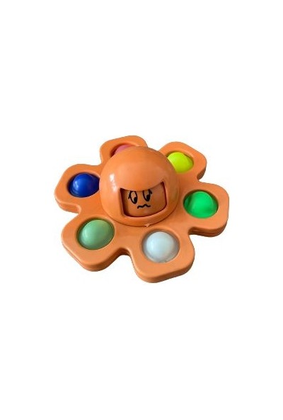 Liza Aksesuar Ahtapot Figürlü Pop' It Stres Çarkı