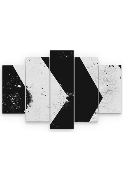 Hero Tasarım Black And White 5 Parça Mdf TABLONHL380 Hero Tasarım Black And White 5 Parça Mdf TABLONHL380