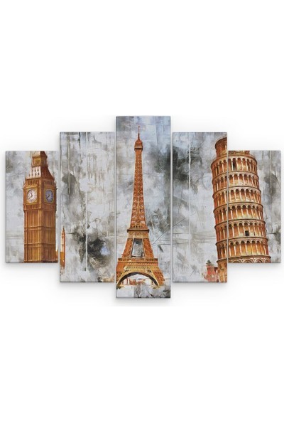 Hero Tasarım Avrupa 5 Parça Mdf TABLOTGTB419