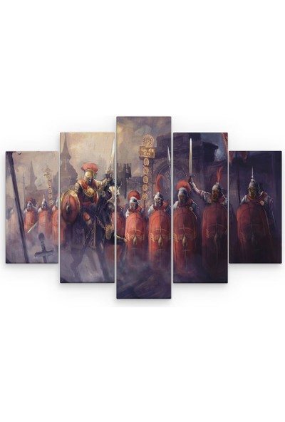 Hero Tasarım Roma Askerleri 5 Parça Mdf TABLOTGTB610