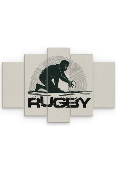 Hero Tasarım Rugby 5 Parça Mdf TABLOTGTB293