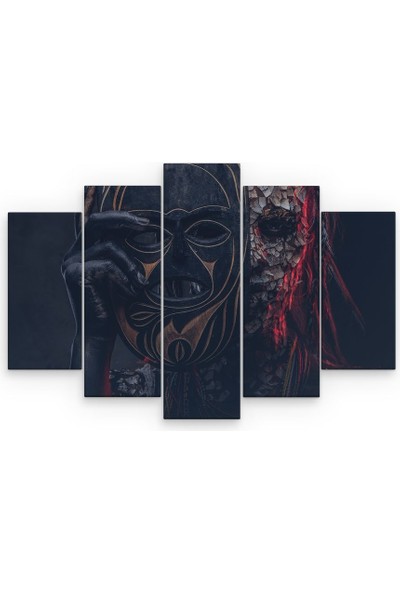 Hero Tasarım Maske 5 Parça Mdf TABLOTGTB494