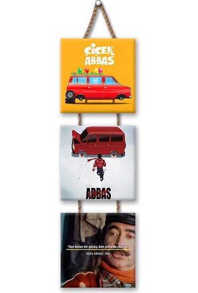 Hero Tasarım Çiçek Abbas 3 Parça Ipli Mdf TABLOTLHT159 Hero Tasarım Çiçek Abbas 3 Parça Ipli Mdf TABLOTLHT159