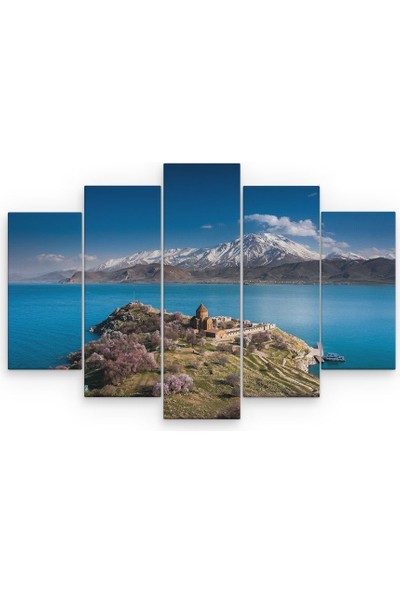Hero Tasarım Akdamar Adası Van 5 Parça Mdf TABLOTGTB163