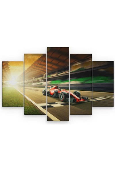 Hero Tasarım Formula 1 5 Parça Mdf TABLOTGTB709 Hero Tasarım Formula 1 5 Parça Mdf TABLOTGTB709