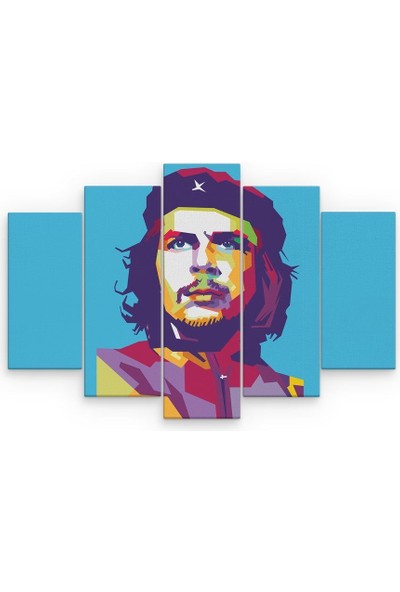 Hero Tasarım Che Guevara 5 Parça Mdf TABLOTGTB365
