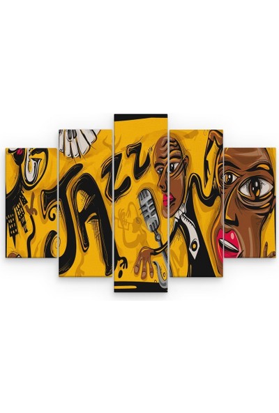 Hero Tasarım Jazz 5 Parça Mdf TABLOTGTB489