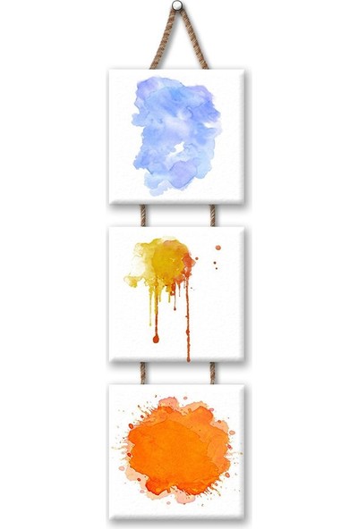 Hero Tasarım Renkler 3 Parça Ipli Mdf TABLOTLH2720 Hero Tasarım Renkler 3 Parça Ipli Mdf TABLOTLH2720