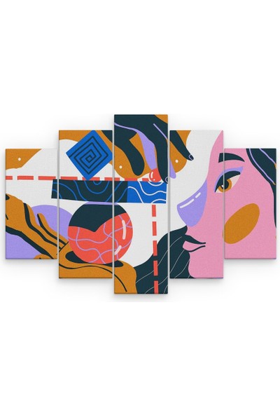 Hero Tasarım Marjinal 5 Parça Mdf TABLONHL311 Hero Tasarım Marjinal 5 Parça Mdf TABLONHL311