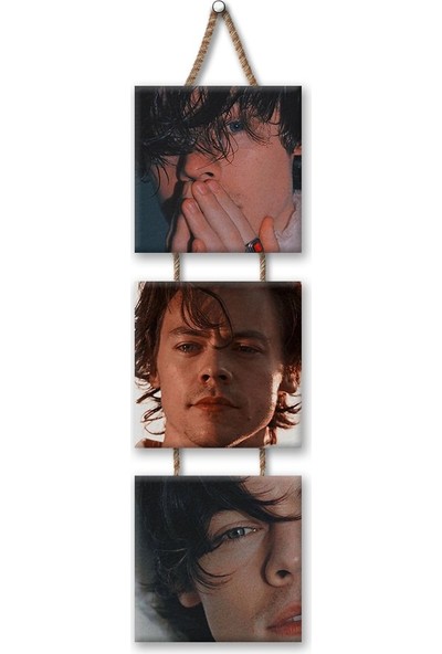 Hero Tasarım Harry Styles 3 Parça Ipli Mdf TABLOTLH2630 Hero Tasarım Harry Styles 3 Parça Ipli Mdf TABLOTLH2630