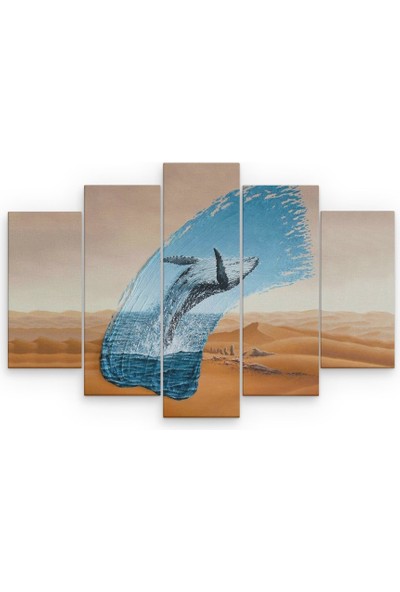 Hero Tasarım Yunus Balığı 5 Parça Mdf TABLONHL563 Hero Tasarım Yunus Balığı 5 Parça Mdf TABLONHL563