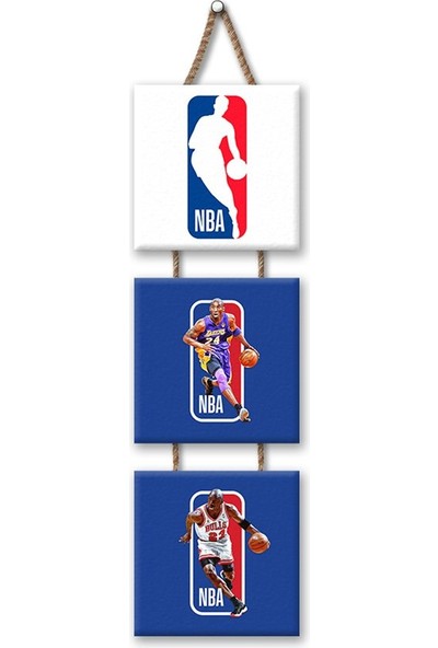 Hero Tasarım Nba 3 Parça Ipli Mdf TABLOTLHT215