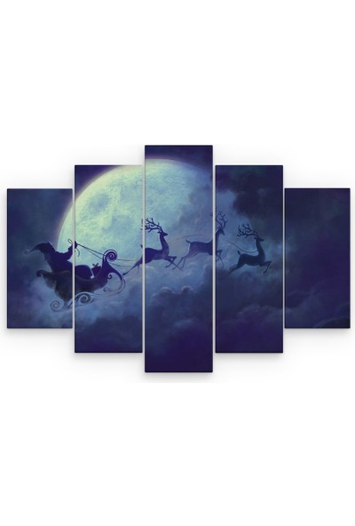 Hero Tasarım Noel Baba 5 Parça Mdf TABLONHL455