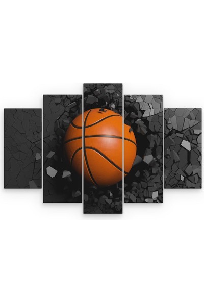 Hero Tasarım Basket Topu 5 Parça Mdf TABLOTGTB580