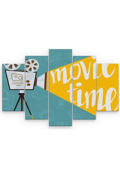 Hero Tasarım Film Zamanı 5 Parça Mdf TABLOTGTB1165