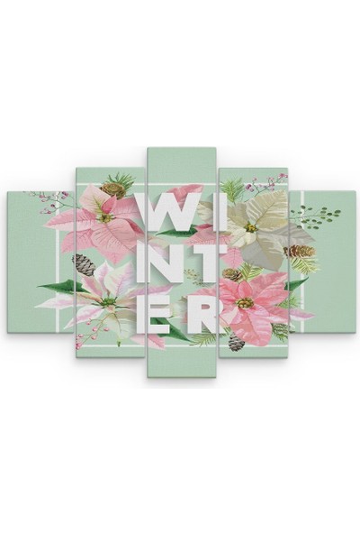 Hero Tasarım Winter 5 Parça Mdf TABLOTGTB780 Hero Tasarım Winter 5 Parça Mdf TABLOTGTB780