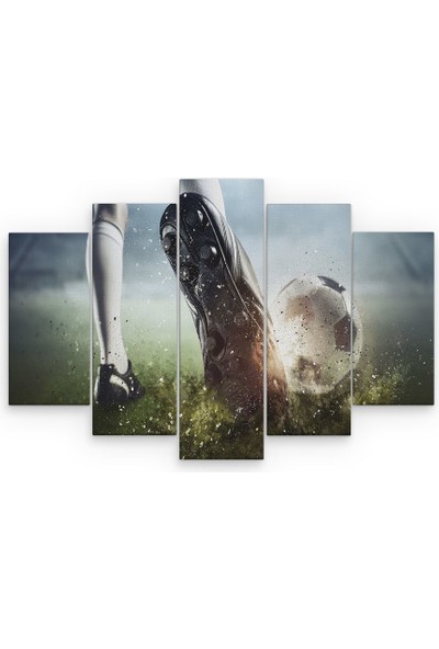 Hero Tasarım Futbol Maçı 5 Parça Mdf TABLOTGTB923