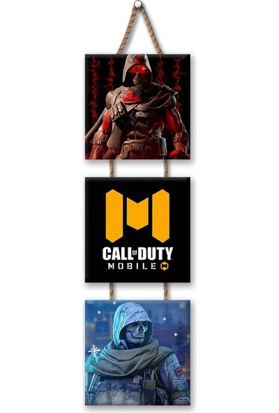 Hero Tasarım Call Of Duty 3 Parça Ipli Mdf TABLOTLH1076 Hero Tasarım Call Of Duty 3 Parça Ipli Mdf TABLOTLH1076
