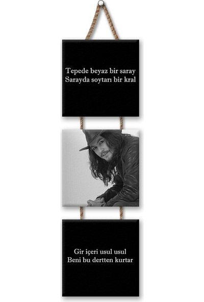 Hero Tasarım Barış Akarsu 3 Parça Ipli Mdf TABLOTLH2729