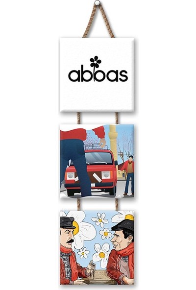 Hero Tasarım Çiçek Abbas 3 Parça Ipli Mdf TABLOTLHT161 Hero Tasarım Çiçek Abbas 3 Parça Ipli Mdf TABLOTLHT161