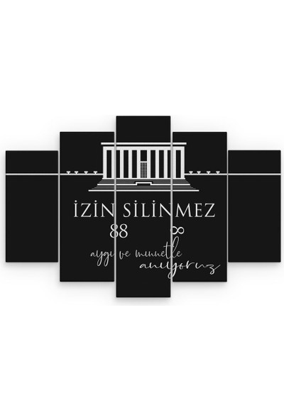 Hero Tasarım Izin Silinmez 5 Parça Mdf TABLOTGTB548