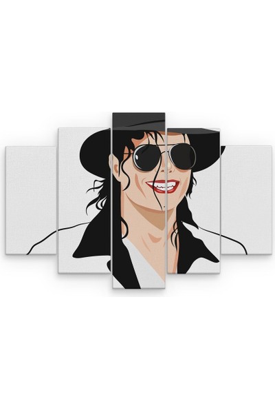 Hero Tasarım Michael Jackson 5 Parça Mdf TABLOTGTB1164