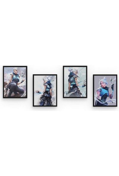 Hero Tasarım Jett 4 Parça Mdf TABLOSLA423 Hero Tasarım Jett 4 Parça Mdf TABLOSLA423