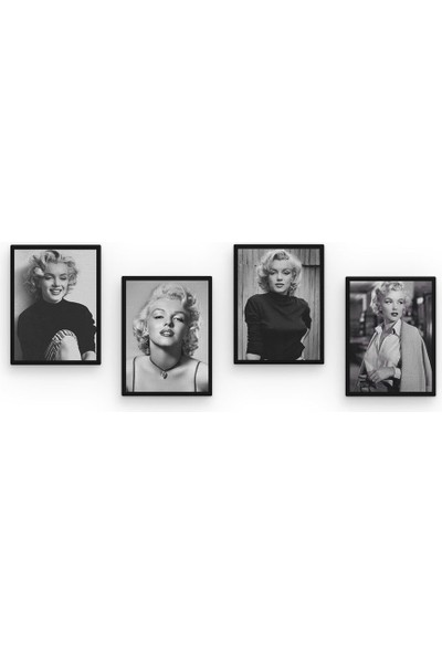 Hero Tasarım Marilyn Monroe 4 Parça Mdf TABLOSLA622 Hero Tasarım Marilyn Monroe 4 Parça Mdf TABLOSLA622