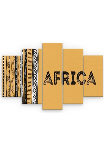 Hero Tasarım Africa 5 Parça Mdf TABLOTGTB151