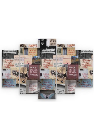 Hero Tasarım Çukur 5 Parça Mdf TABLONHL348