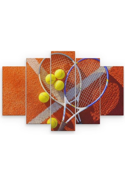 Hero Tasarım Tenis Raketi 5 Parça Mdf TABLOTGTB296