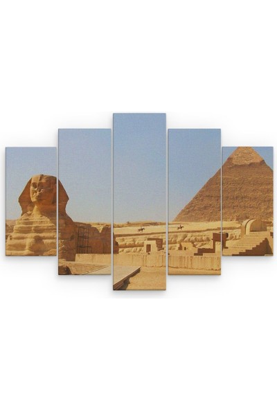 Hero Tasarım Mısır Piramitleri 5 Parça Mdf TABLONHL407