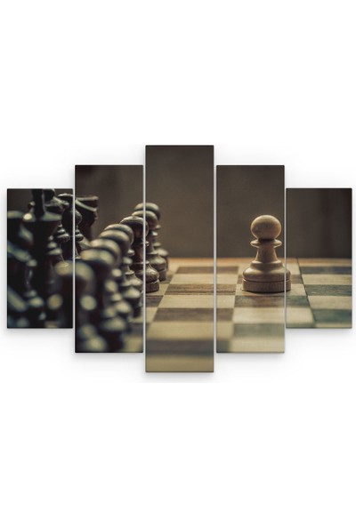 Hero Tasarım Satranç 5 Parça Mdf TABLOTGTB597
