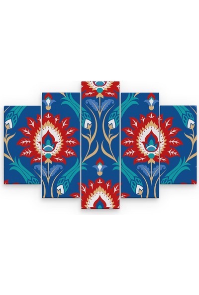 Hero Tasarım Osmanlı Motifleri 5 Parça Mdf TABLOTGTB1045