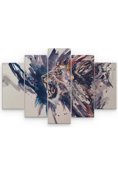Hero Tasarım Aslan 5 Parça Mdf TABLONHL584 Hero Tasarım Aslan 5 Parça Mdf TABLONHL584
