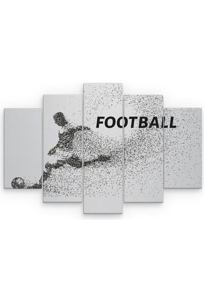 Hero Tasarım Futbol 5 Parça Mdf TABLOTGTB917
