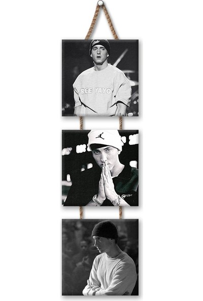 Hero Tasarım Rapper 3 Parça Ipli Mdf TABLOTLH2664