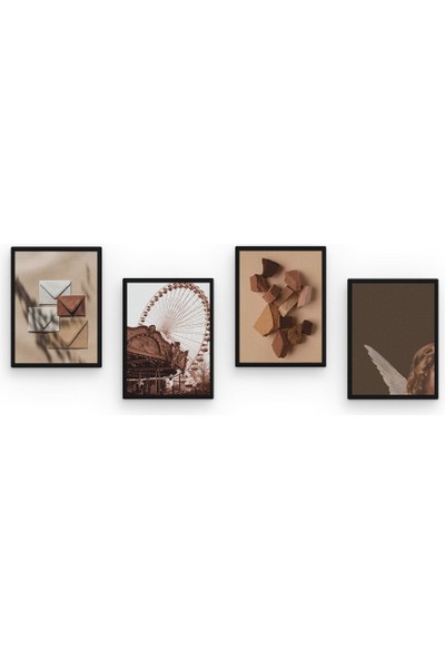 Hero Tasarım Girl 4 Parça Mdf TABLOSLA415 Hero Tasarım Girl 4 Parça Mdf TABLOSLA415