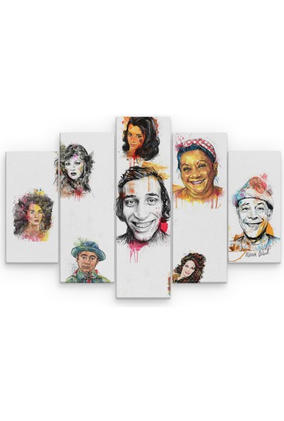 Hero Tasarım Yeşilçam 5 Parça Mdf TABLONHL544